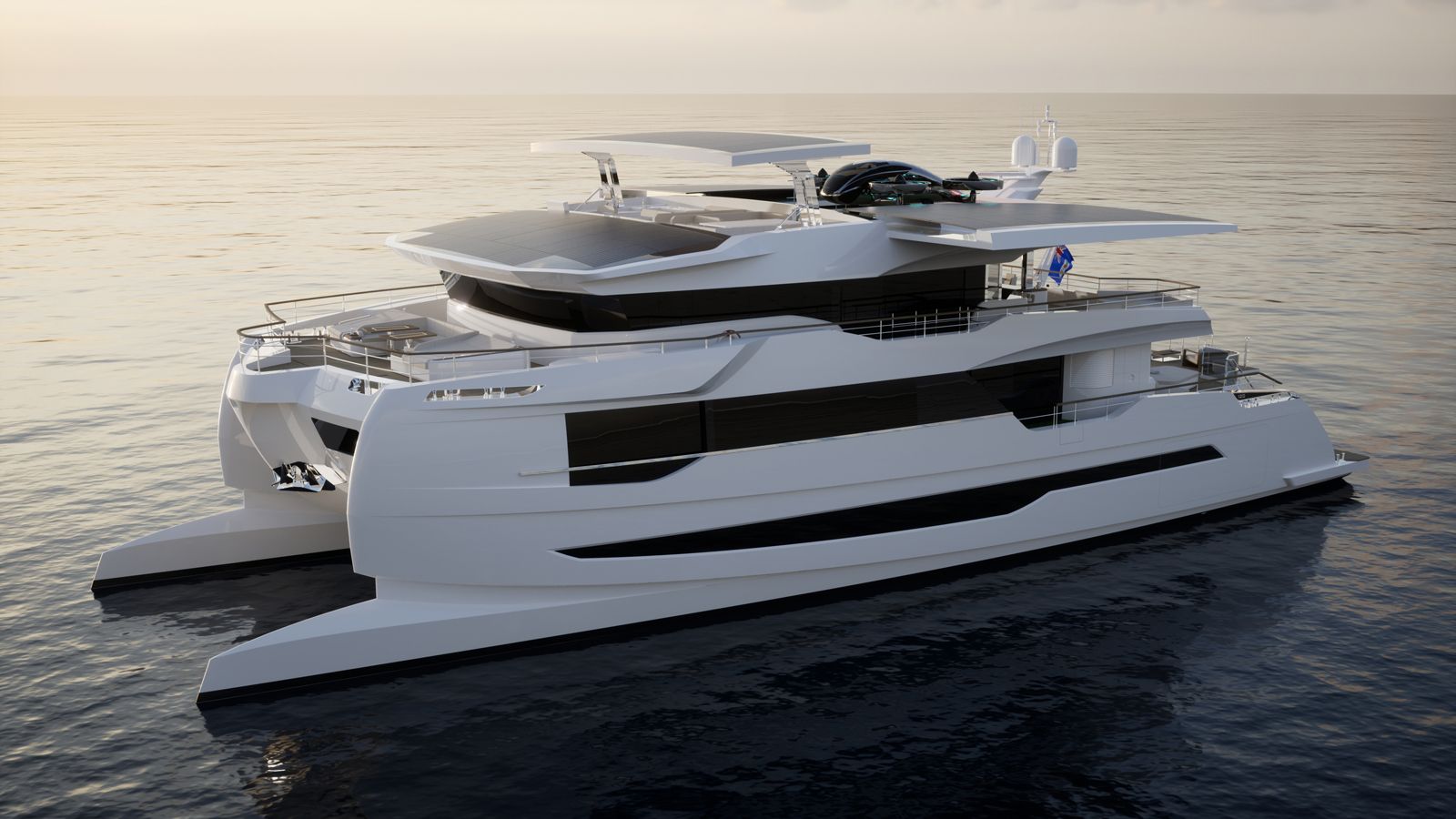 New in build Silent 120 Explorer to offer onboard aircraft and submarine